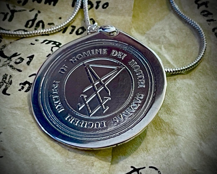 STERLING SILVER SIGIL OF LUCIFER – THE SEAL OF SATAN - Dæmonic Dreams ...